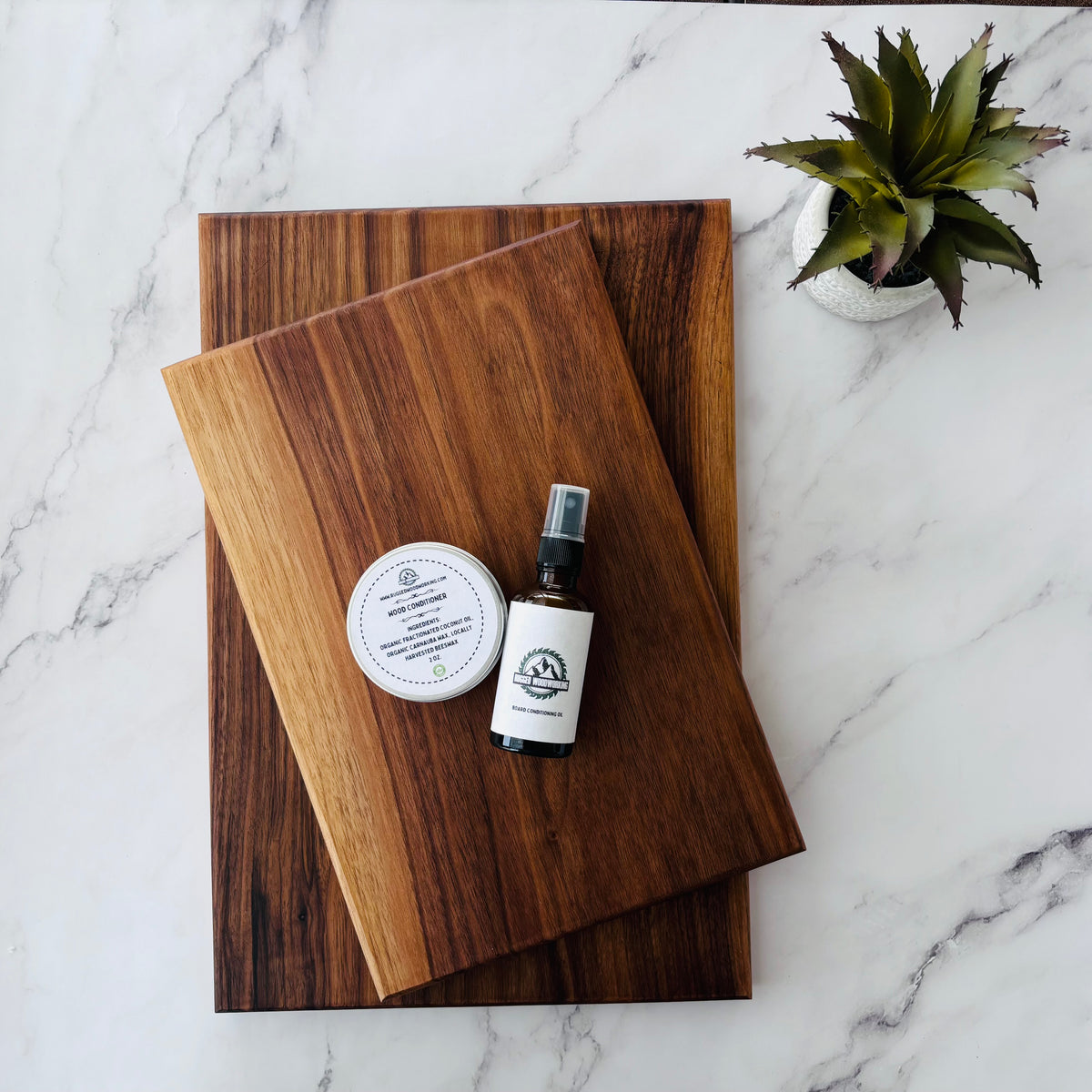 Walnut Cutting Board Ultimate Gift Set | Handcrafted & Organic ...
